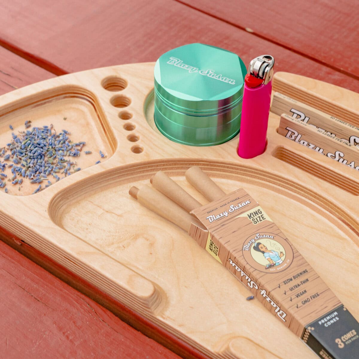 New Merch – Half Moon Rolling Trays | Blazy Susan