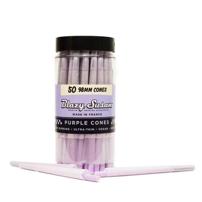 Purple Pre Rolled Cones - 50 Count | Blazy Susan | Denver Purple Pre Rolled Cones - 50 Count | Blazy Susan | Denver